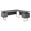 Grey Computer Desk HD7306 - The Home Depot