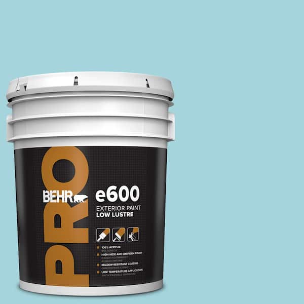 BEHR PRO 5 gal. #M470-3 Midwinter Mist Low Luster Exterior Paint ...