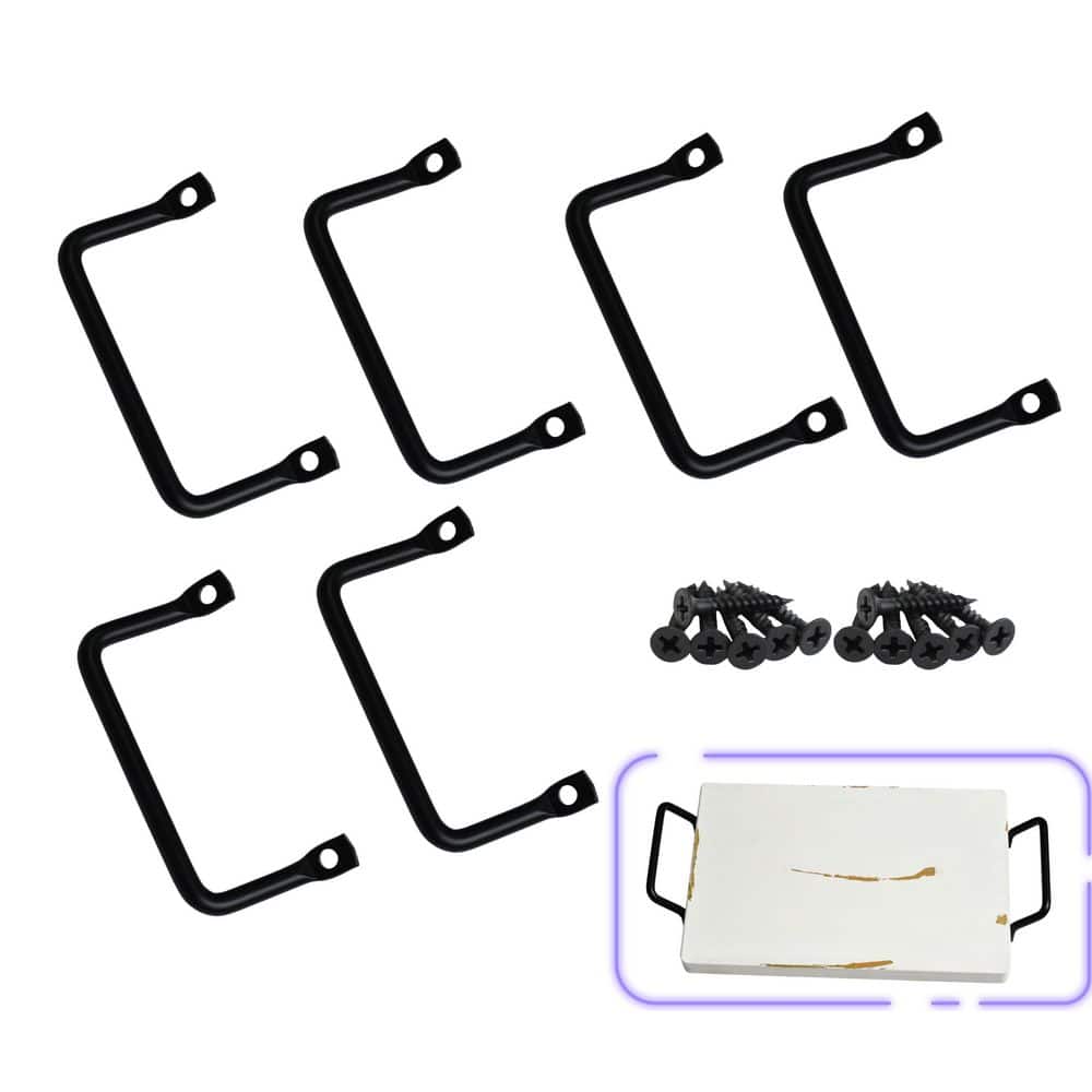 Wudkey 4 in. Handles for Large Charcuterie Cutting Board, Stainless ...