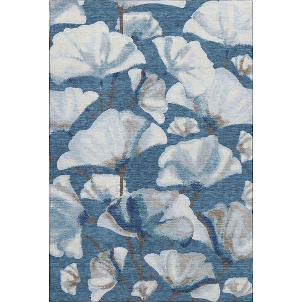 Addison Rugs Mayfield Premium Machine Washable Abstract AMF2405 Blue 5 ...