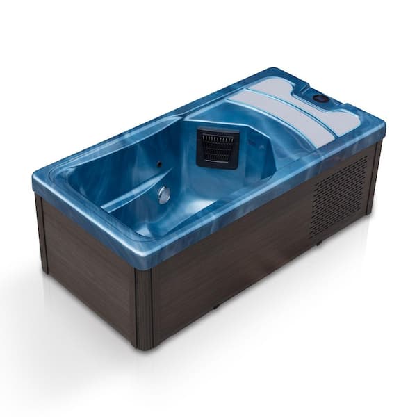 KPLUNGE 69 in. 1-Person 2-Jets All-in-One Cold Plunge and Hot Tub with ...