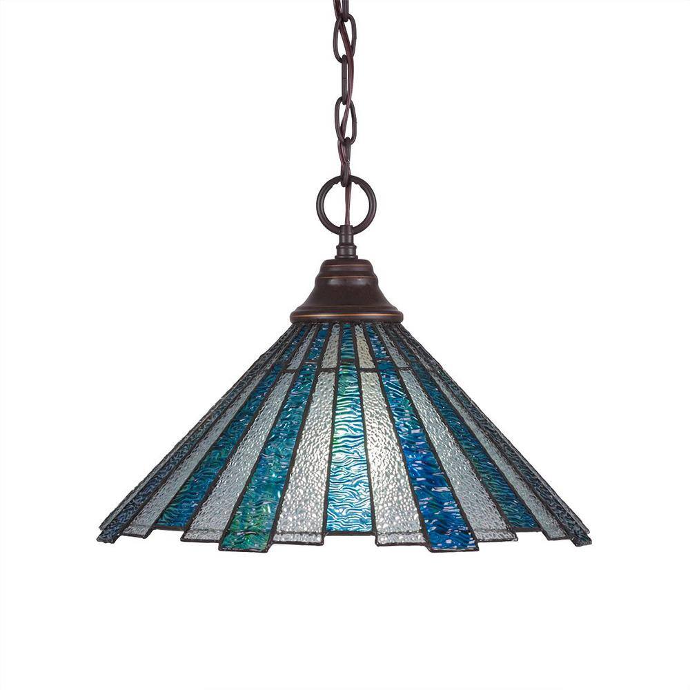 Lighting Theory Kingston 100-Watt 1 Light Dark Granite Bowl Mini ...