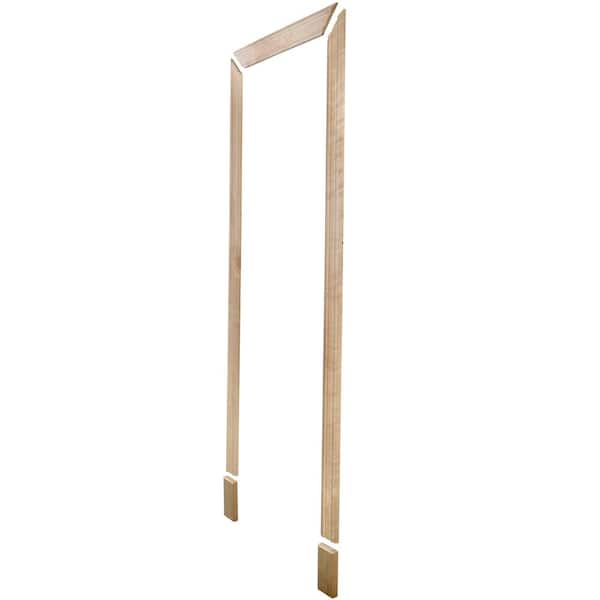 Ornamental Mouldings 2.0625 in. D x 4 in. W x 82 in. L Unfinished Aspen ...