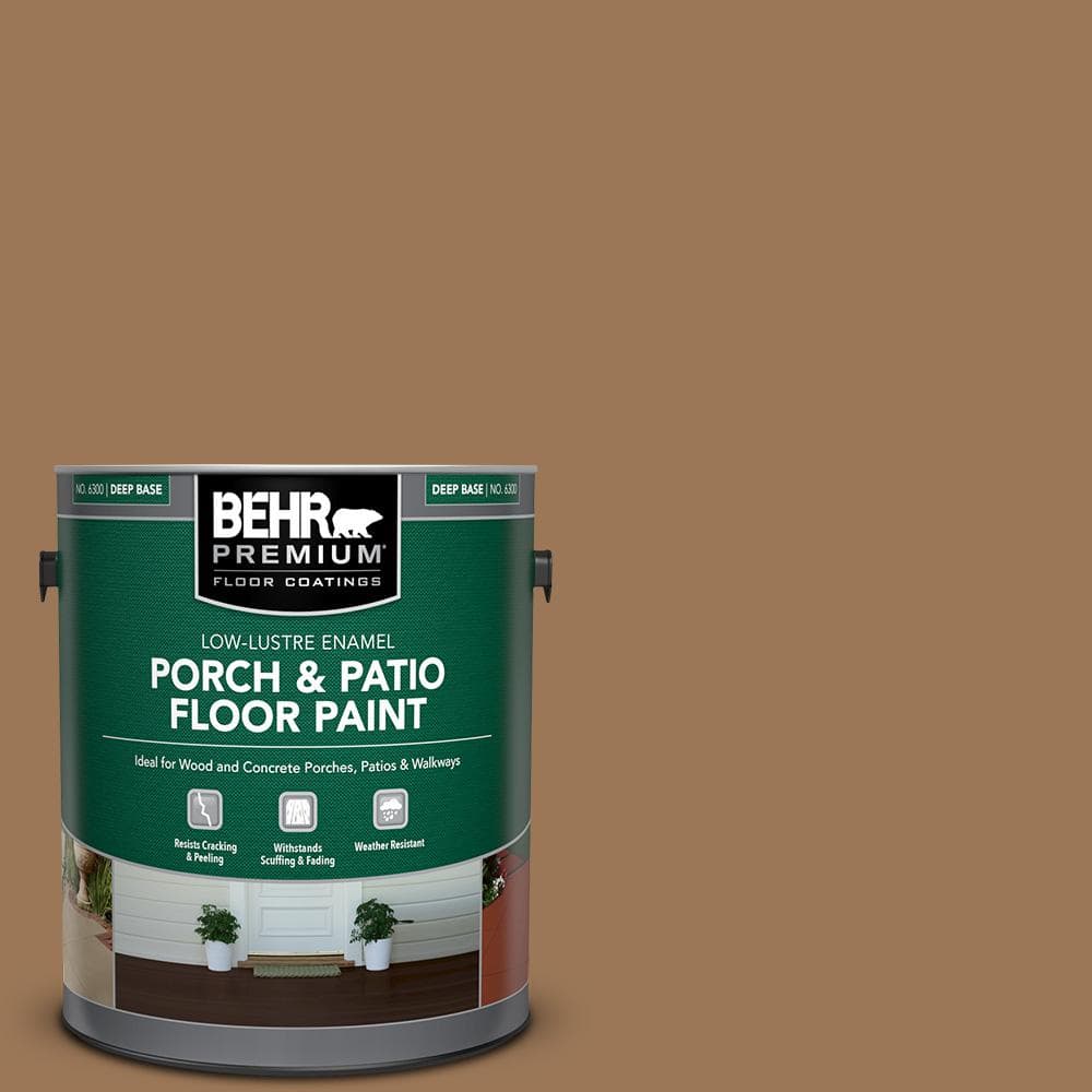 BEHR PREMIUM 1 gal. #PPU4-02 Coco Rum Low-Lustre Enamel Interior ...