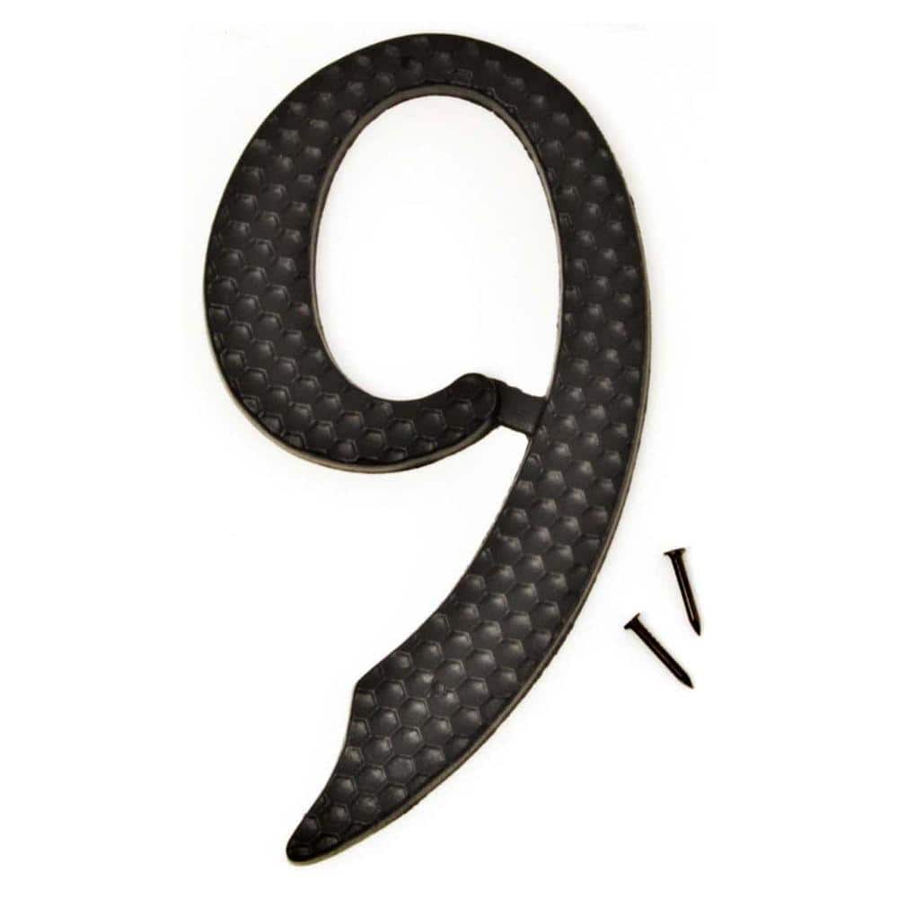 HY-KO 4-1/2 in. Aluminum Number 9 DC-5/9 - The Home Depot