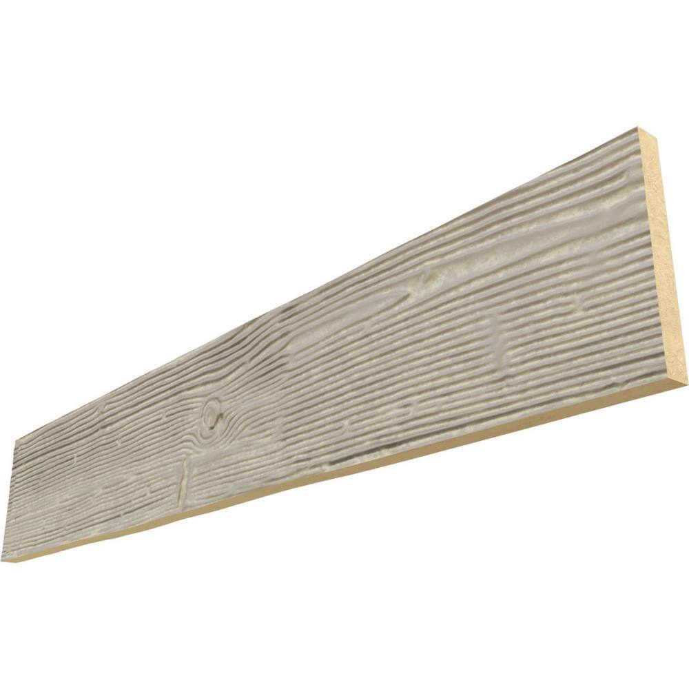 Ekena Millwork Endurathane 1 in. H x 12 in. W x 6 ft. L Sandblasted ...