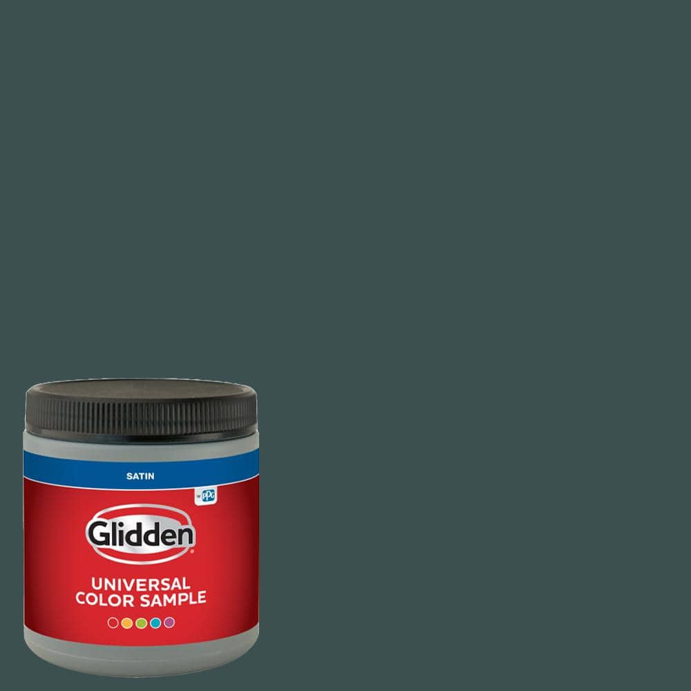 Glidden 8 oz. PPG1145-7 Night Watch Satin Interior Paint Sample PPG1145 ...