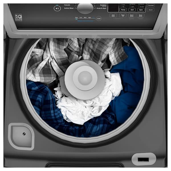 GE 4.5 cu. ft. Top Load Washer in Diamond Gray with Dual Action ...