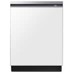 KitchenAid 24 in. White Front Control Tall Tub Dishwasher with ...