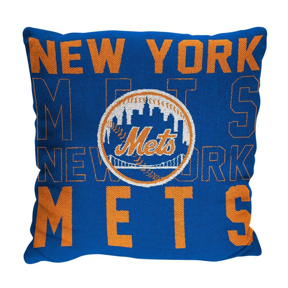 THE NORTHWEST GROUP MLB Mets Stacked Multi-Colored Pillow ...