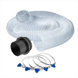 WEN 2-1/2 in. x 20 ft. Dust Collection Hose DCA252 - The Home Depot