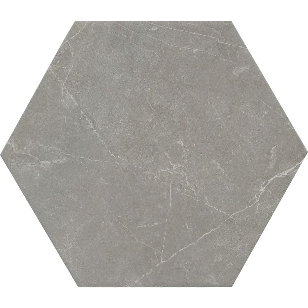 EMSER TILE Sterlina Dove 8 in. x 10 in. Matte Porcelain (7.38 sq. ft ...