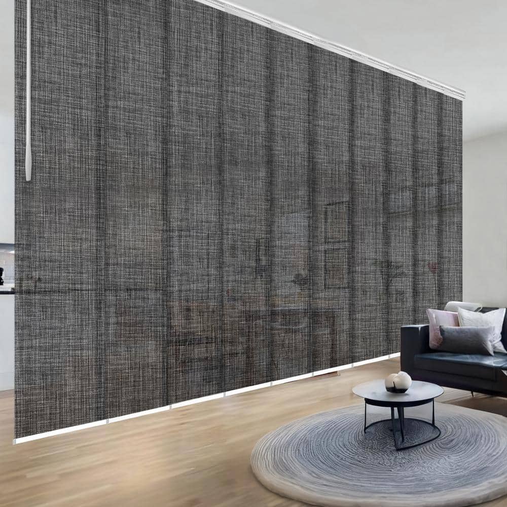 EMOH Chevelle 120 in. - 218 in. W x 116 in. L Adjustable 10-Panel White ...