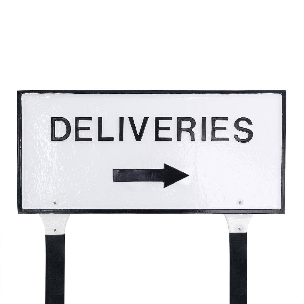 Montague Metal Products 10" x 21" Deliveries with Right Arrow Large ...