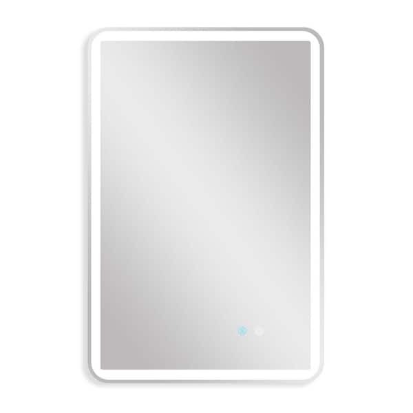 Modland Baily 24 in. W x 36 in. H Rectangular Frameless Wall Mounted ...