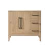 Altair Laurel 35.2 in. W x 21.6 in. D x 33.1 in. H Bath Vanity Cabinet ...