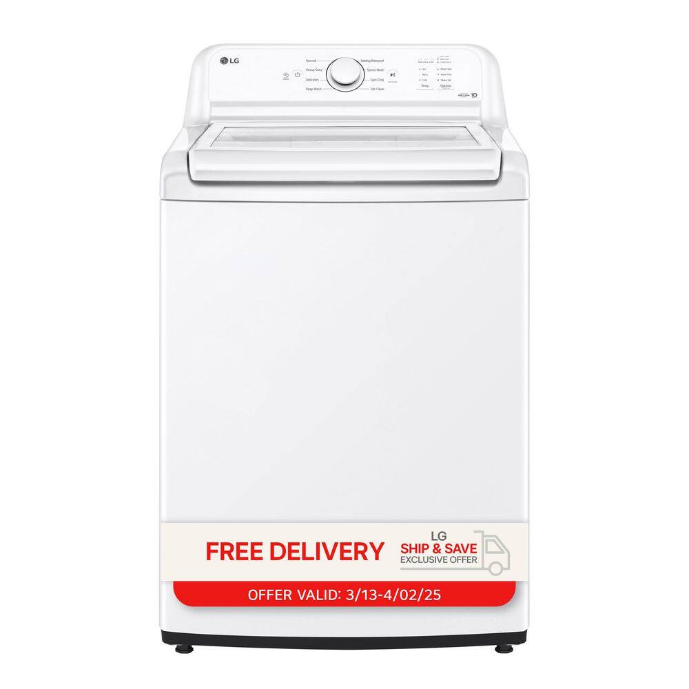 Reviews for LG 4.3 cu. ft. Top Load Washer in White with SlamProof ...