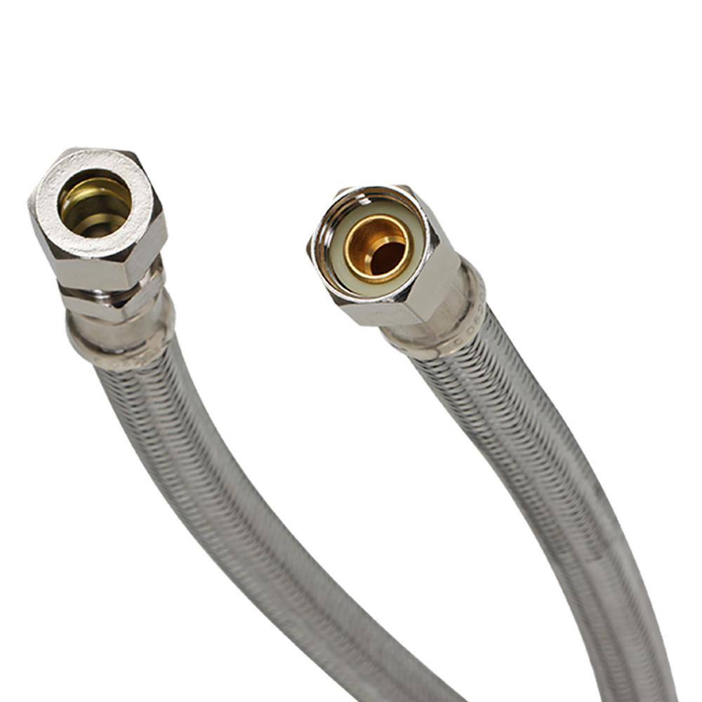 Fluidmaster 3/8 in. Compression x 3/8 in. OD Copper Tubing Coupling ...