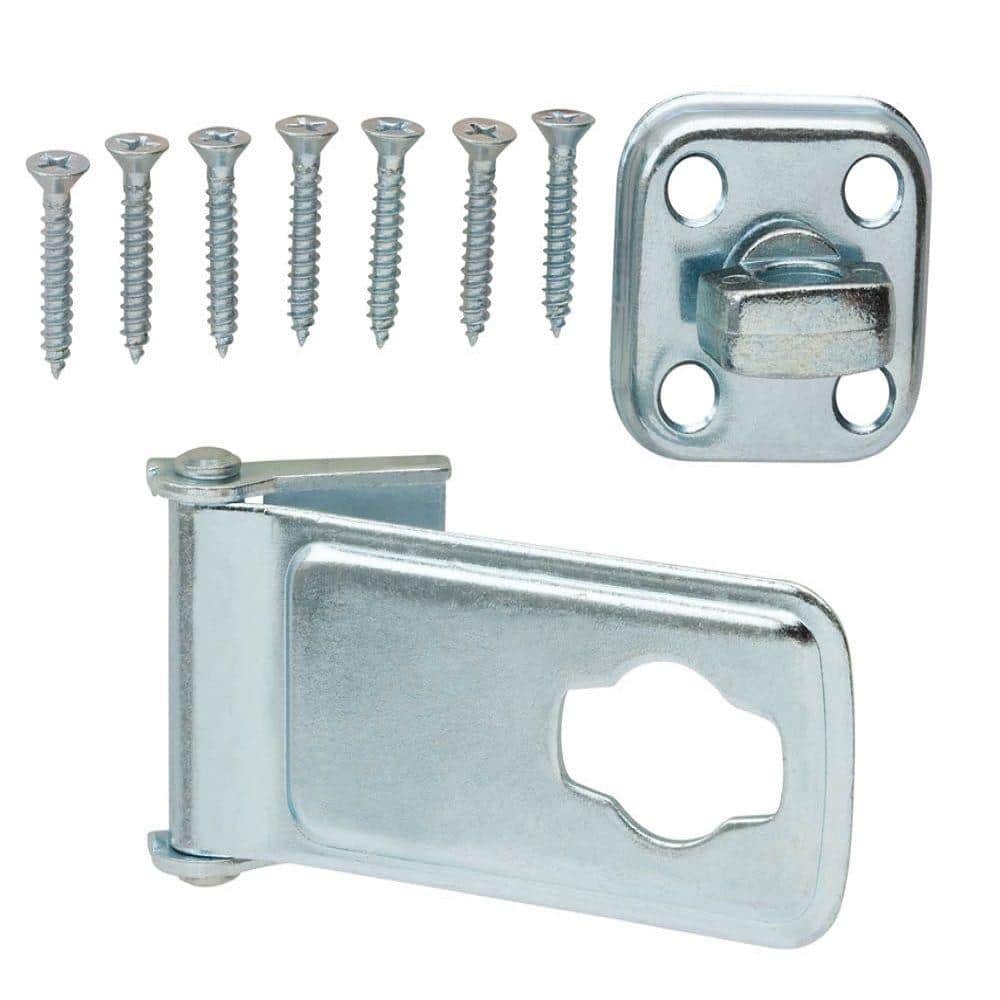 Everbilt 4-1/2 in. Zinc-Plated Latch Post Safety Hasp 24354 - The Home ...
