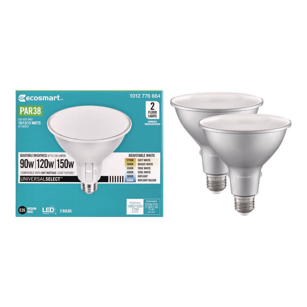 Have a question about EcoSmart Universal Select 90/120/150-W Equivalent PAR38 Dimmable LED Spot ...