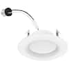 EcoSmart 4 in. Integrated LED Recessed Retrofit Light Trim 3000K CEC ...