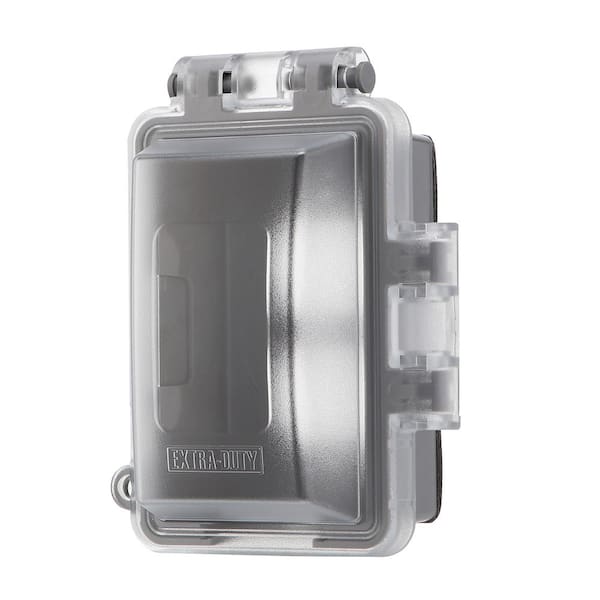 Commercial Electric 1-Gang Extra Duty Horizontal/Vertical Non-Metallic ...