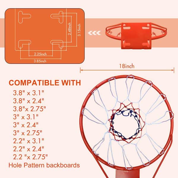 Basketball Rim Dimensions Free Shipping! SKYSHALO Basketball Rim