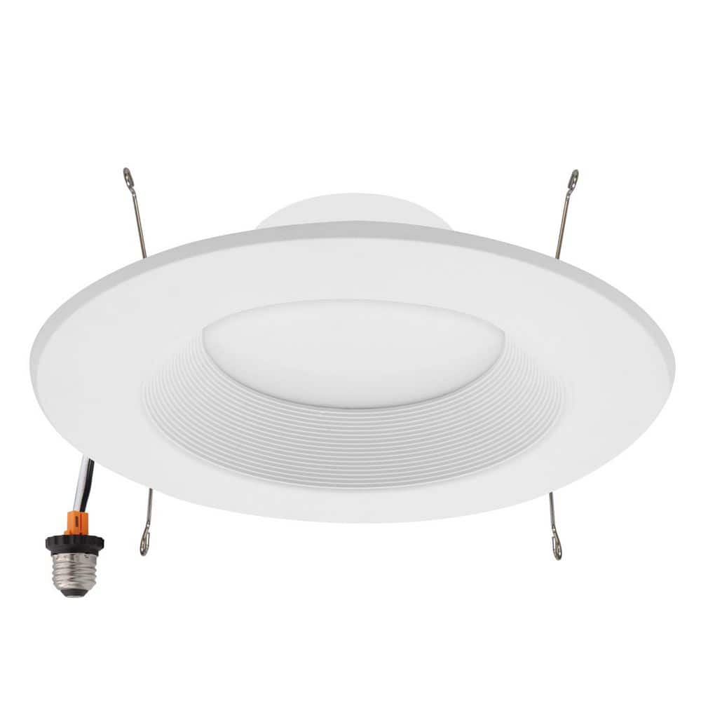 Maxxima 6 in. 5 CCT Retrofit Recessed Dimmable LED Downlight, Color ...