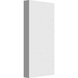 Ekena Millwork 1 in. x 2 in. x 4 in. PVC Standard Foster Plinth block ...