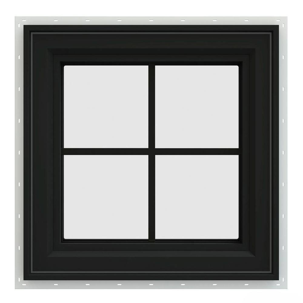 Reviews for JELD-WEN 24 in. x 24 in. V-4500 Series Bronze FiniShield ...