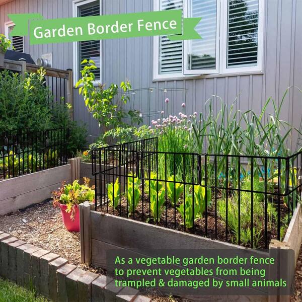 Skunk Deterrent For Yard Animal Barrier Fence, 10 Panels No Dig Fence ...