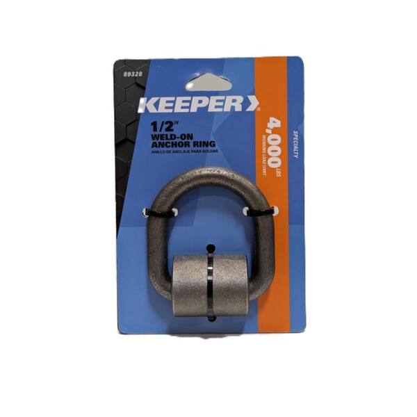 Keeper 1/2 in. Weld-On D-Ring Anchor Point 89328 - The Home Depot