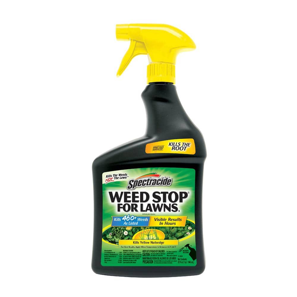 Spectracide Weed Stop for Lawns 32 oz. Ready-To-Use Lawn Weed Killer HG ...