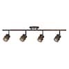 Globe Electric Norris 4-Light Oil Rubbed Bronze Adjustable Track ...