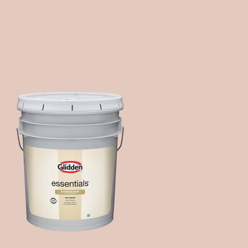 Glidden Essentials 5 gal. PPG1068-3 Sultan Sand Semi-Gloss Exterior ...