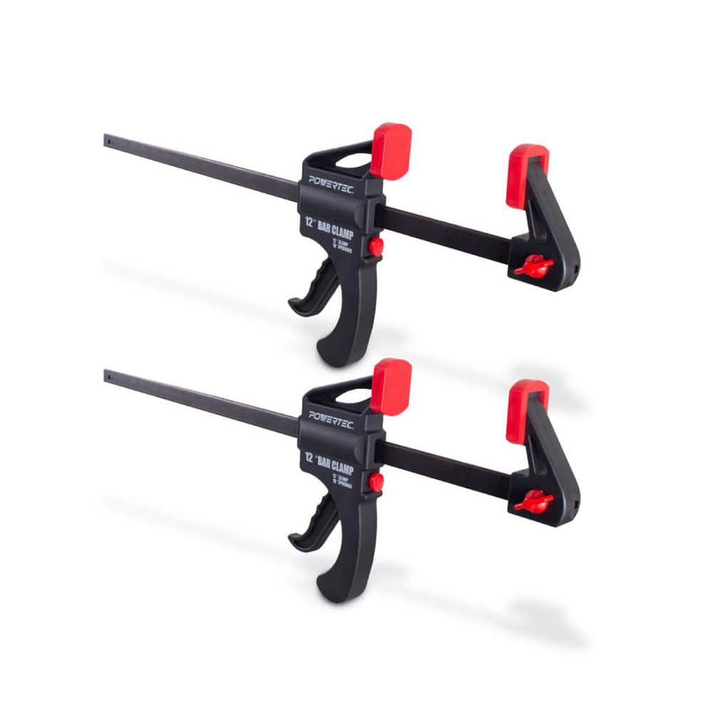 ‎POWERTEC 12 in. Quick Release bar Clamp with 18 in. Spreader ...