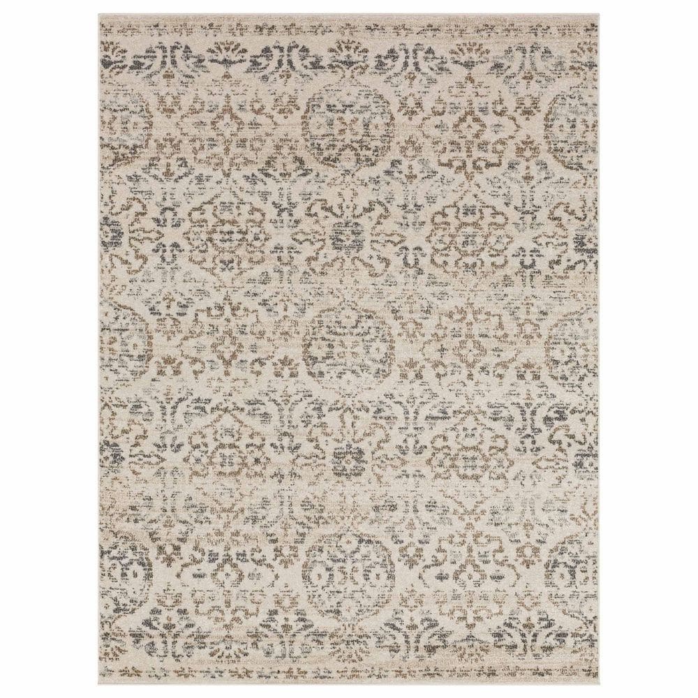 Mohawk Home Hancock Gray 6 ft. x 9 ft. Area Rug 847852 - The Home Depot