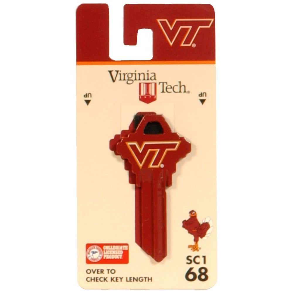 Hillman #68 NCAA Virginia Tech Hokies Key Blank 89995 - The Home Depot