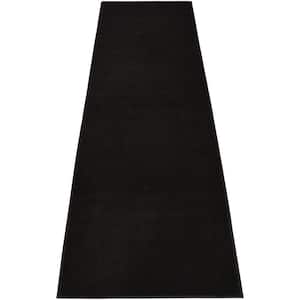RugStylesOnline Custom Size Runner Rug Soft Collection Solid Black 36 ...