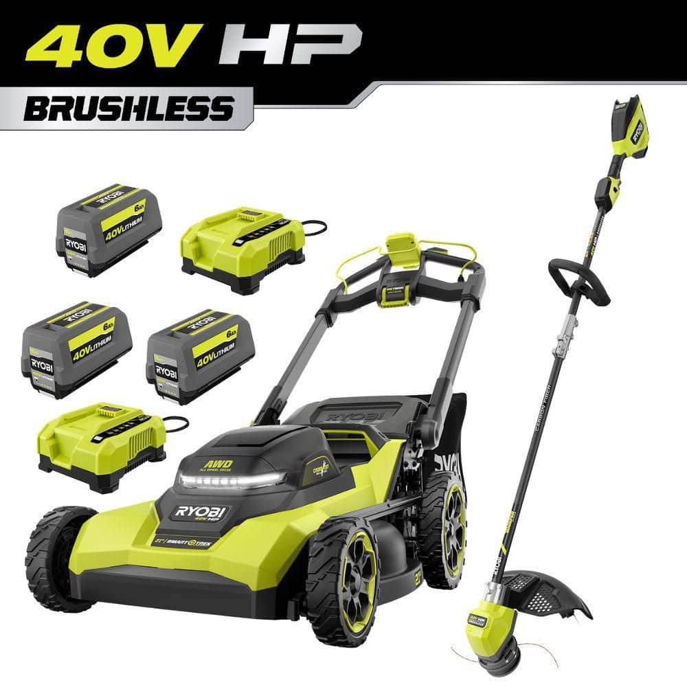 Reviews for RYOBI 40V HP Brushless Whisper Series 21" Walk Behind Self ...