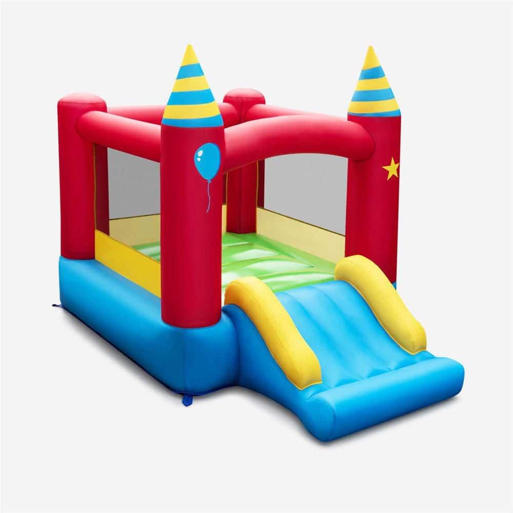 Costway Inflatable Bounce House Kids Jumping Bouncer Indoor Outdoor ...