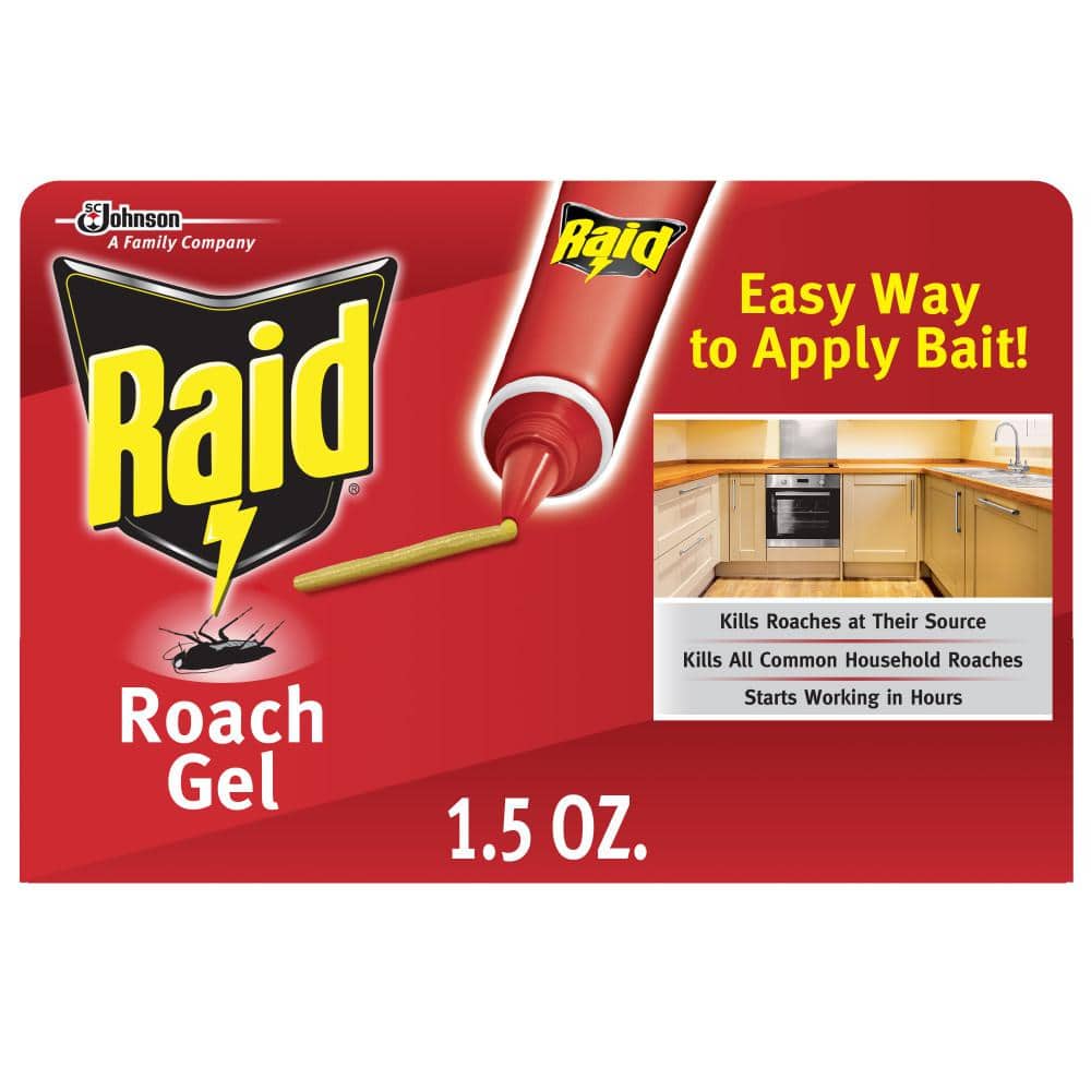 Raid 1.5 oz. Roach Gel 697332 - The Home Depot