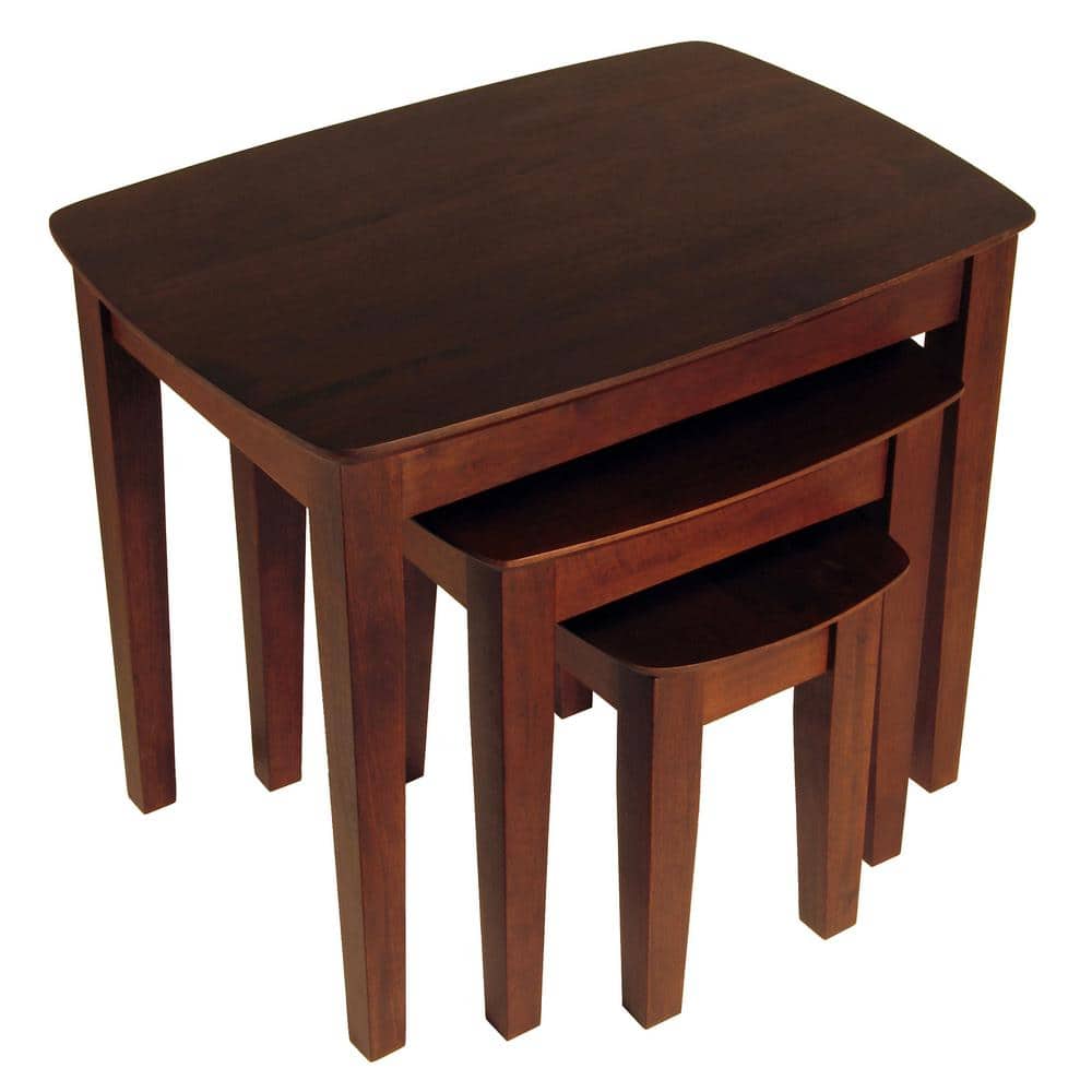 Winsome Bradley 3-Piece Nesting Table Set 94327 - The Home Depot