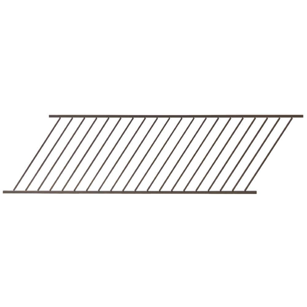 Fortress Railing Products Fe26 34 in. H x 8 ft. W Bronze Steel ...