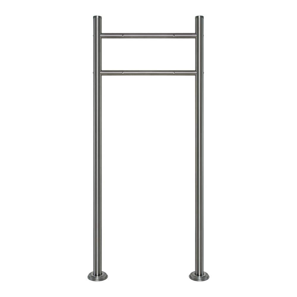 TOLEDO 48 in. stainless steel mailbox mount with fasteners TMB48SS ...