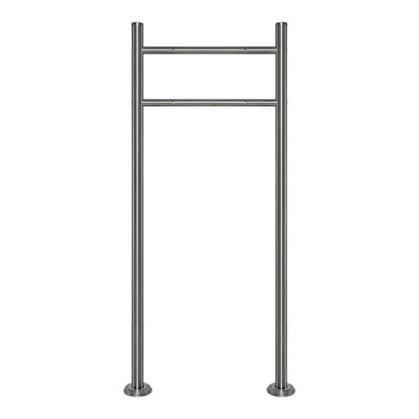 TOLEDO 48 in. stainless steel mailbox mount with fasteners TMB48SS ...