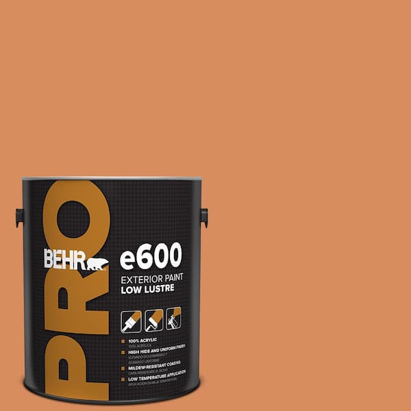 BEHR PRO 1 gal. #M220-6A Blazing Autumn Low Luster Exterior Paint ...