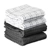 RITZ Royale Graphite 4-Pack Solid and Coordinate Kitchen Towel Set ...