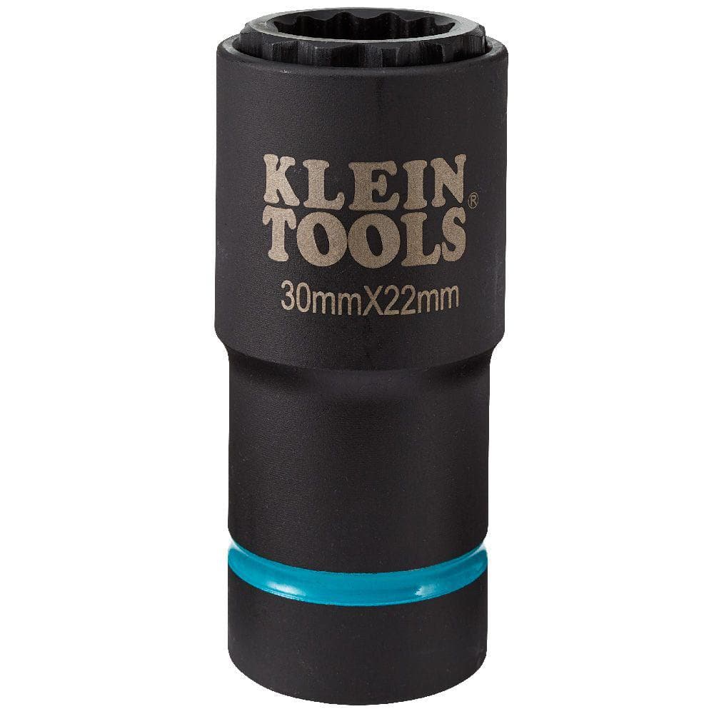 Klein Tools 2-in-1 Metric Impact Socket, 12-Point, 30 x 22 mm 66053E ...