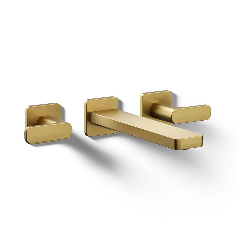 KOHLER Parallel 2-Handle Wall-Mount Bathroom Sink Faucet Trim in ...